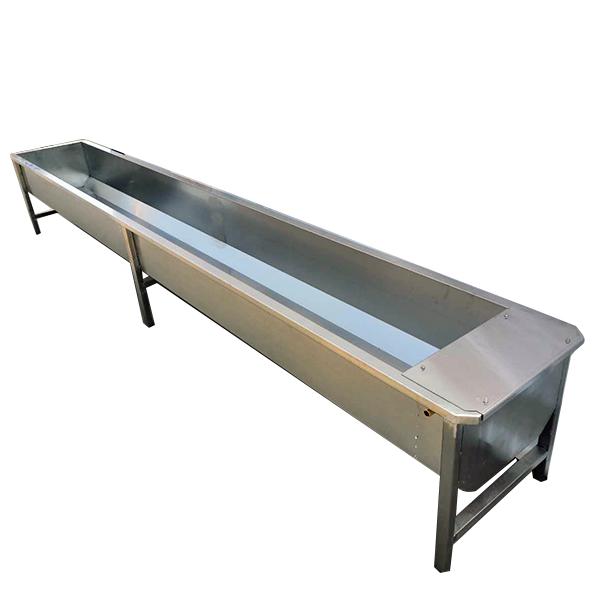 220V 50HZ Animal Drinking Trough 3500*380*250mm Stainless Steel Cattle ...